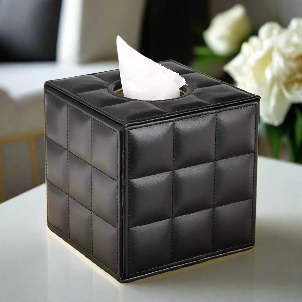 Leather Lux Tissue Holder – Palatium Lux